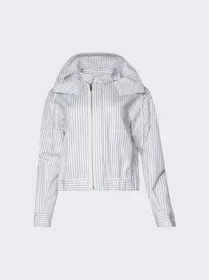 Sacai Poplin Jacket - White
