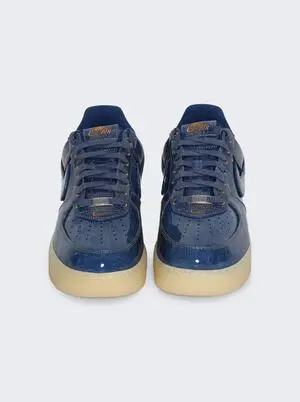 Nike Force 1 Retro Patent Leather Sneakers - Blue