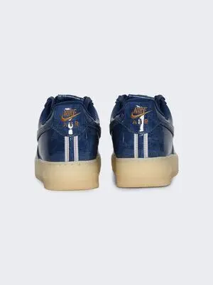 Nike Force 1 Retro Patent Leather Sneakers - Blue