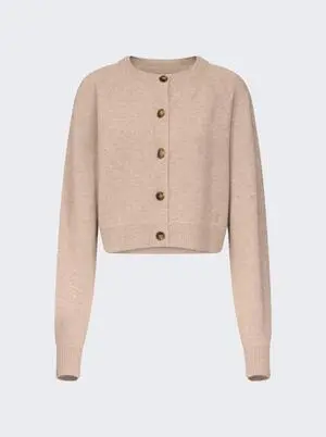 Loulou De Saison Heike Cashmere Cardigan Coast - Beige