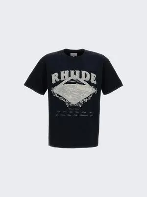 Rhude Dakar Convoy Tee Vintage And Silver