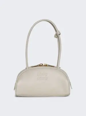 Miu Miu Beau Leather Handbag - White