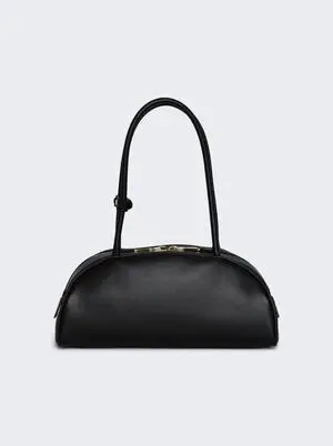 Miu Miu Calfskin Leather Beau Handbag - Black