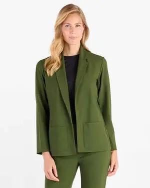 Jude Connally Mindy Jacket Lightweight Jude Cloth Blazer - Loden