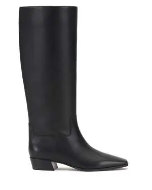 Vince Camuto Pavla Extra Wide Calf Knee High Boot - Black Leather