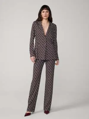 Diane Von Furstenberg Brooke Straight Pants