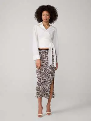 Diane Von Furstenberg Cleo Skirt - Thistle Brown
