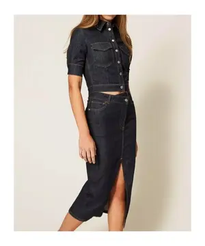 TWINSET Slit Midi Skirt