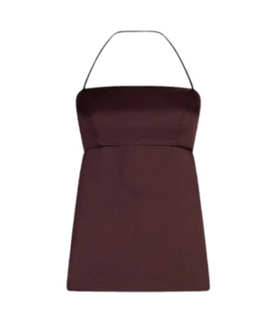 Liu Jo Halterneck Sleeeless Top - Brown