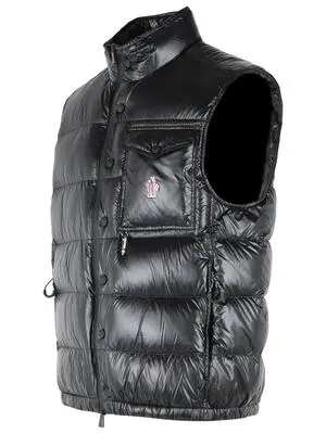 Moncler Polyamide Padded Vest - Black