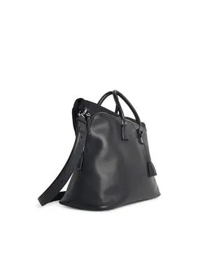 MAISON MARGIELA 5ac Soft Xl Leather Bag - Gray