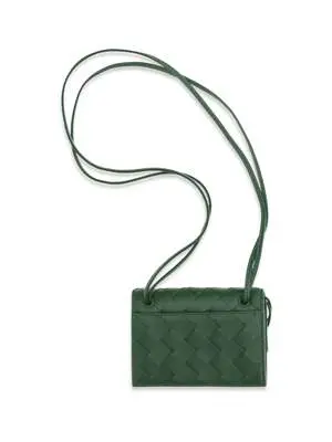 Bottega Veneta Andiamo Badge Holder - Green