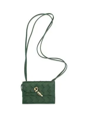 Bottega Veneta Andiamo Badge Holder - Green