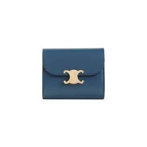 Celine Small Flap Wallet - Blue