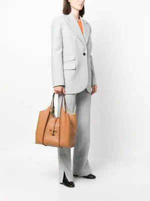 TOD'S Timeless Medium Leather Tote Bag - Multicolor