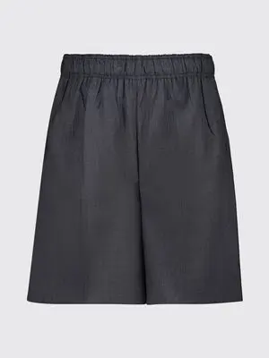 Prada PRADA Pleated Shorts Gray