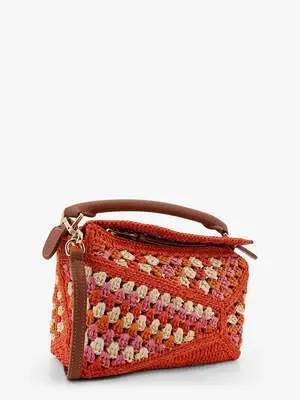 Loewe Paula's Ibiza-puzzle Edge Crochet Handbag