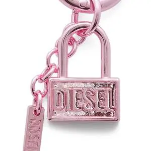DIESEL® Padlock Charm With Logo Detail