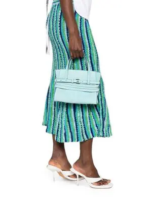 Moschino Tie Me Leather Handbag - Multicolor