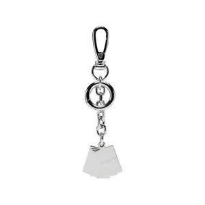 MAISON MARGIELA Tone Playing Card Charm Keychain - Silver