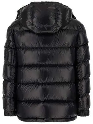 Moncler Maire Hooded Short Down Jacket - Black