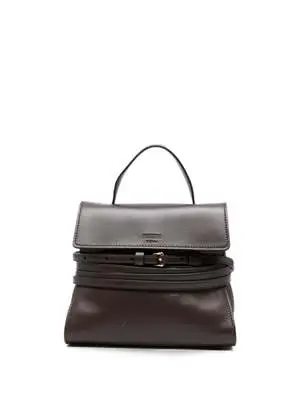 Moschino MOSCHINO Leather Handbag With Buckled Belt Detail Multicolor