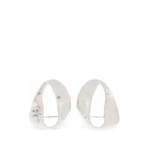Cult Gaia Sculptural Hammered -tone Earrings - Silver