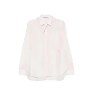 Prada Silk Button-up Shirt - Pink