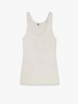 TOTEME Viscose Blend Tank Top - White