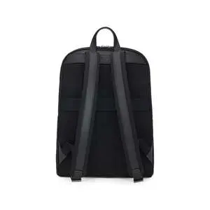 FERRAGAMO Backpack In Hammered Calfskin With Embossed Monogram - Black