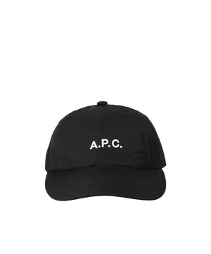 A.p.c. Logo-printed Baseball Cap - Black