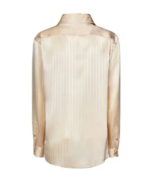 TOM FORD Whitney Striped Fluid Shirt