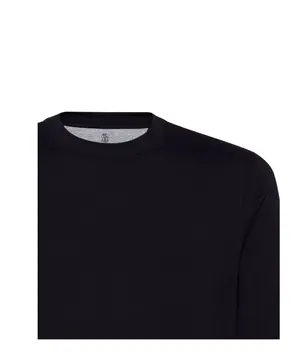 Brunello Cucinelli Long Sleeved Crewneck T-shirt