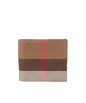Burberry Check Bifold Wallet - Brown