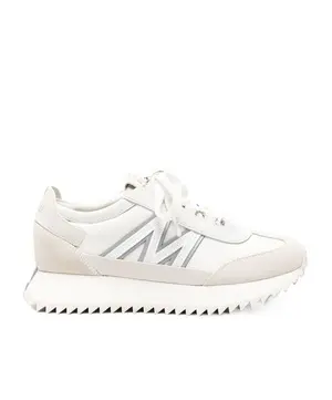 Moncler Round-toe Low-top Sneakers - White