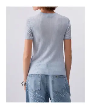 Liu Jo Short-sleeve Round-neck Top
