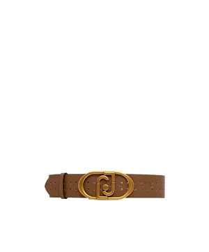 Liu Jo Logo-buckle Belt - Brown