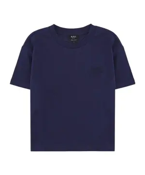 A.p.c. Logo Crewneck T-shirt - Blue