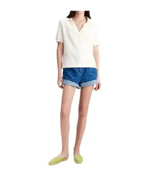 A.p.c. Pleated Cotton Shorts