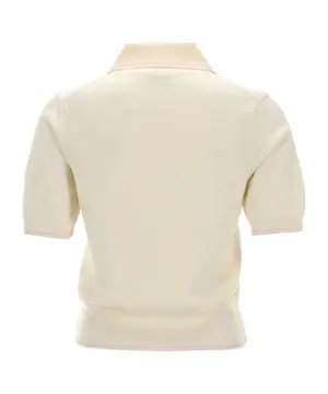 A.p.c. Short-sleeved Knitted Polo Top