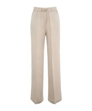 Herno Elastic Waist Trousers - Light Brown