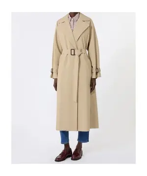 Max Mara Long Water-repellent Technical Trench Coat