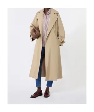 Max Mara Long Water-repellent Technical Trench Coat