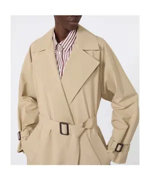 Max Mara Long Water-repellent Technical Trench Coat