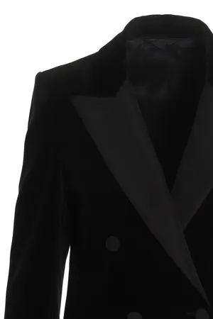 BLAZÉ MILANO Everyday Double-breasted Velvet Blazer
