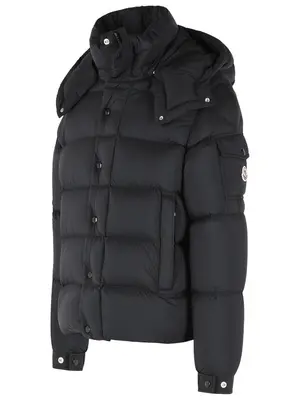 Moncler Maya 70 Hooded Down Jacket - Black