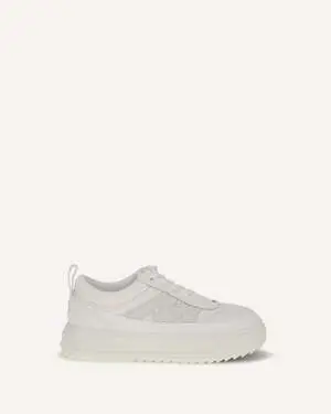 Moncler Altive Sneakers In Nubuck And Suede