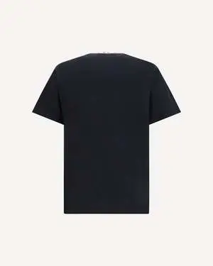 Burberry Cotton T-shirt With Check Trims