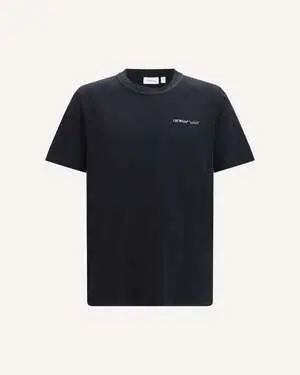 Off-White Logo Quote T-hirt - Black