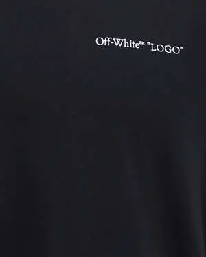 Off-White Logo Quote T-hirt - Black